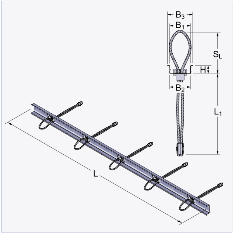 Philipp Connecting Rails and Loops - Simply Precast Accessories